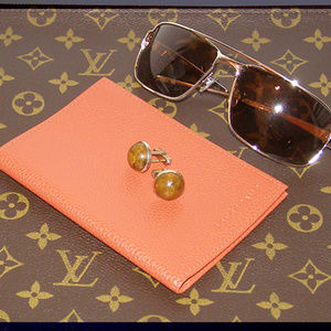 SWANK | Accessories | Vintage Swank Brand Cuff Links Brown Marble Look ...